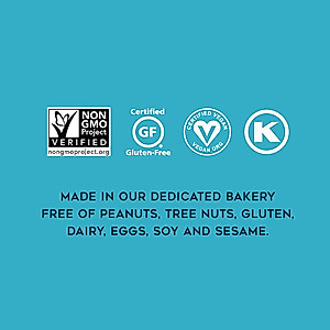 88 Acres Granola Bars | Dark Chocolate Sea Salt | Gluten Free, Nut-Free Oat and Seed Snack Bar | Vegan & Non GMO | 12 Pack