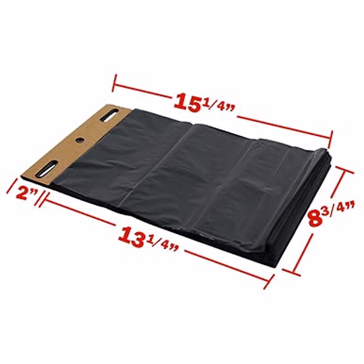 ZERO WASTE USA Square Aluminum Trash Can, 10 Gallon Capacity, Matte Black, 18" x 18"