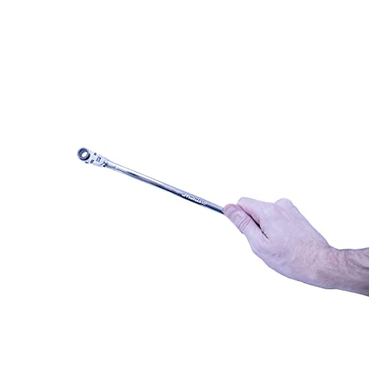 Mountain 8x10mm Double Box Universal Spline Reversible Ratcheting Wrench; 90 Tooth Design, Long, Flexible, Reversible; MTNRM810