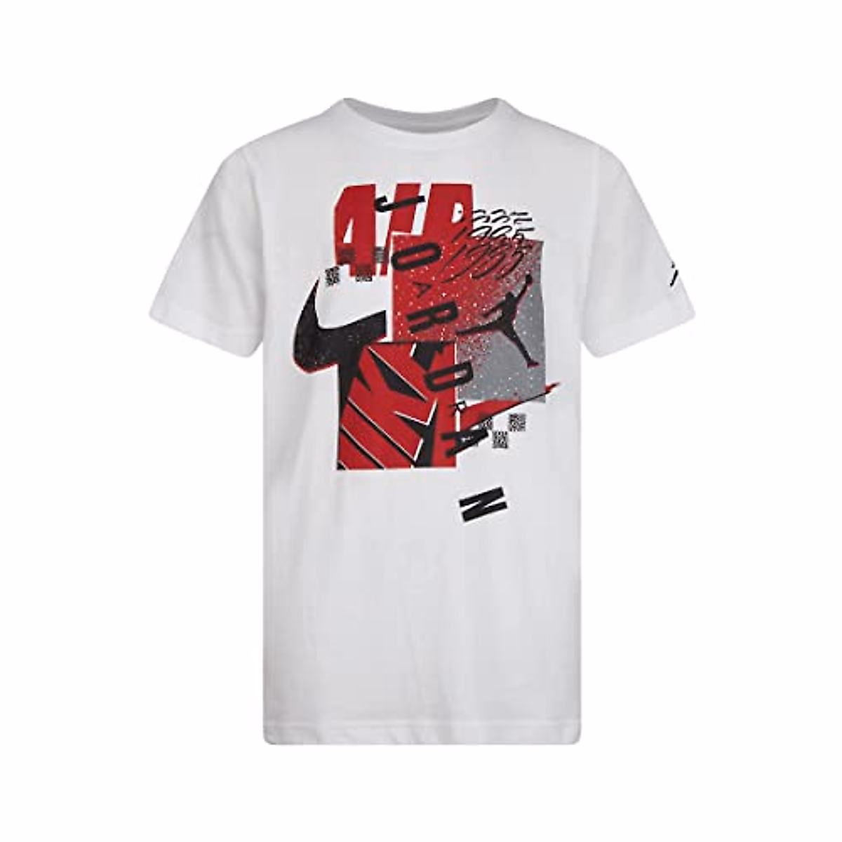 Jordan Boy's Post Up Tee (Big Kids) White LG (14-16 Big Kid)