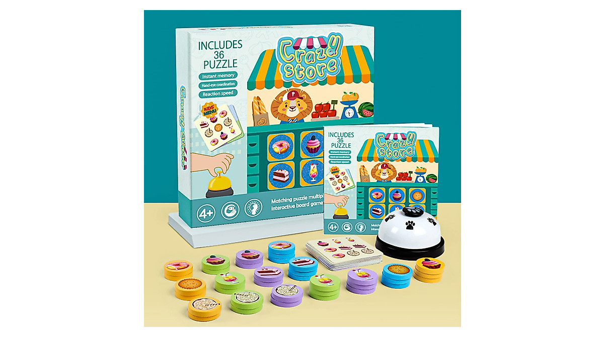 Bingo Games! Picture Learning Educational Board Game for 2 to 4 Kids ...