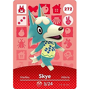 Skye - Nintendo Animal Crossing Happy Home Designer Amiibo Card - 272