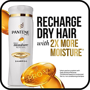 Pantene Pro-V Shampoo, Daily Moisture Renewal, 12.6 Ounce