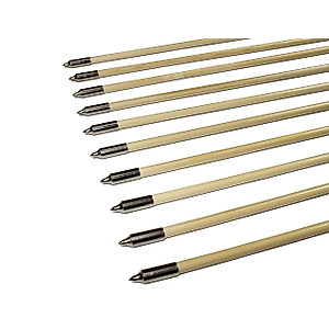 TTFLY FLETCHING 32 Inch Wooden Arrows Practice Hunting Targeting Wood Arrow Parabolic Turkey Feathers Archery for Recurve Longbow