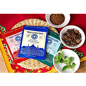 Blue Lotus Chai - Masala Chai Collection - Six Varieties - 0.5 oz each (14.17g)