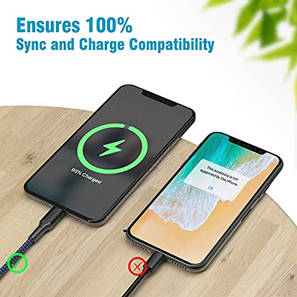 iPhone Charger Cable 10ft 5Pack,[Apple MFi Certified] Long Lightning Cable 10 Foot iPhone Charging Cord for iPhone 12/11/11 Pro/X/Xs Max/XR/8/8 Plus/7/6/6s/SE/5c/5s/5 iPad Air 2/Mini Airpods