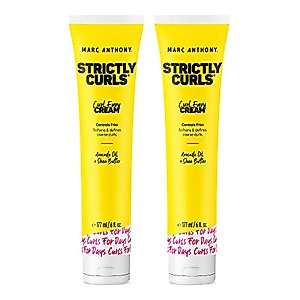 Marc Anthony Curl Cream with Shea Butter & Oils Defines & Softens Curly & Wavy Hair, Set of 2