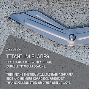 Professional-Grade Emergency Trauma Shears by PYRSIVA MEDICAL | Durable Titanized Blades, Rubberized Grips | For Nurses, EMTs, paramedics, physicians and vets