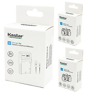 Kastar Battery + LCD USB Charger for Nik EN-EL19 Coolpix A100 S100 S3300 S3400 S3500 S3600 S3700 S4100 S4200 S4300 S4400 S5200 S5300 S6400 S6500 S6600 S6700 S6800 S6900 S7000 Sony NP-BJ1 DSC-RX0