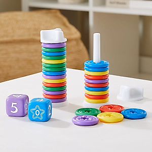 ThinkFun My First Math Dice - Engaging Counting Game for Kids | Enhances Math & Number Skills | Fun Learning Activity for Ages 3+