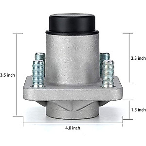 9.99WORLD MALL Golf Cart Front Wheel Hub Assembly with Bearings for Club Car DS & Precedent 2003-up Gas & Electric, OEM# 102357701