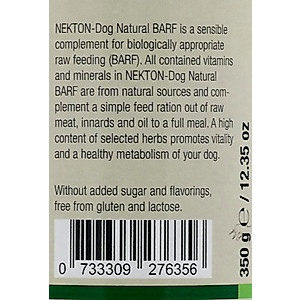 Nekton-Dog Natural Barf Raw Food Supplement 350gm (12.35oz)