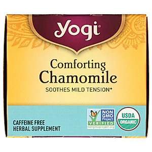 Yogi Tea, Chamomile, 16 Count, Packaging May Vary