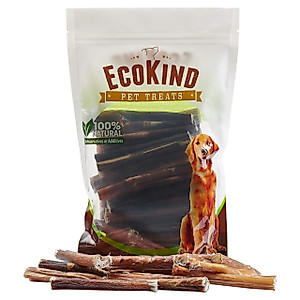 EcoKind Pet Treats All-Natural Premium 4 Inch Bully Sticks for Dogs | 16 Oz. Bag | Delicious Protein Rich Dog Chews