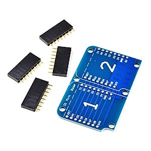 CANADUINO® 3 x WEMOS D1 Mini Compatible ESP8266 Dual Base