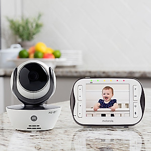 Motorola MBP843CONNECT Digital Video Baby Monitor with 3.5-Inch Screen and Wi-Fi Internet Viewing