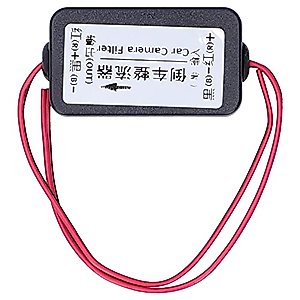 Backup Camera Rectifier, 12V DC Car Rearview Camera Power Relay Capacitor Filter Reverse Camera Rectifier Voltage Regulator