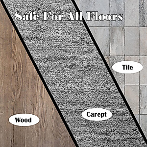 Baby Walker Wheels Replacement Parts, 2'' Plastic Rubber Wheels Casters, Removable, Safe for All Floors,Set of 4 (White)