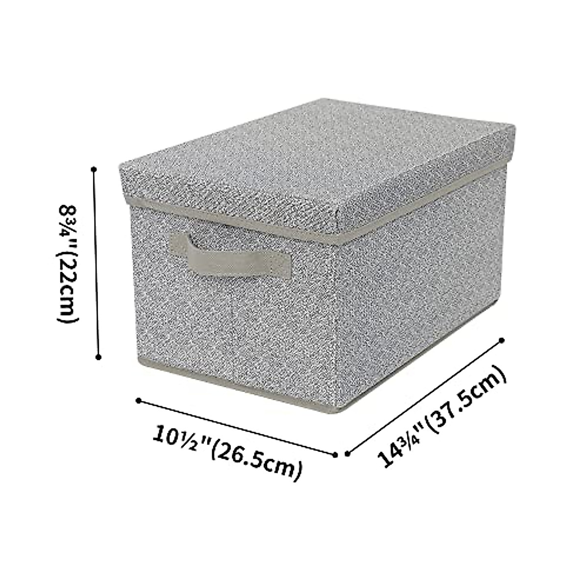 GRANNY SAYS Bundle of 1-Pack Extra Large Rectangle Storage Bins & 3-Pack Rectangle Storage Bins with Lids
