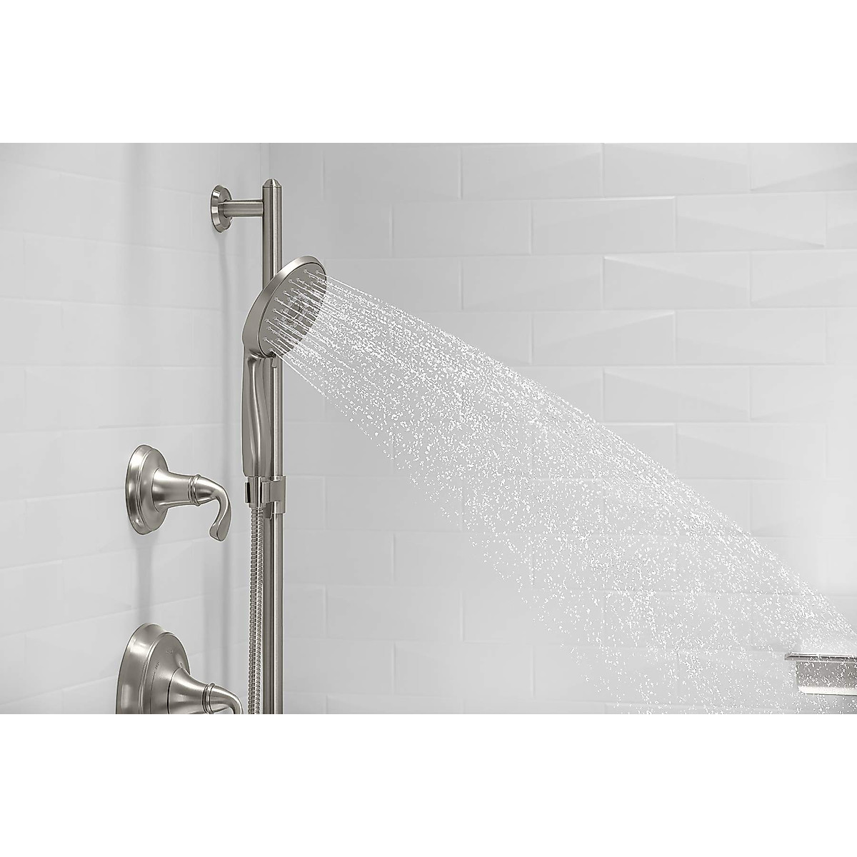 KOHLER Forte 2.5 gpm multifunction handshower with Katalyst air-induction technology
