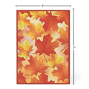 POPWOW Maple Tree Pop Up Card, Leaf, Leaves, Envelopes, Elegant 3D Greeting Cards, Ideal Gifts for Fall Birthday, Happy Autumn Themed, Season, Thanksgiving, All Occasions, 5x7