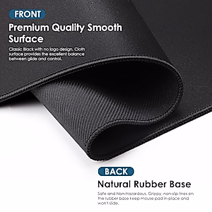 Dizzy Balloon Large Office Mousepad 35x15-inch