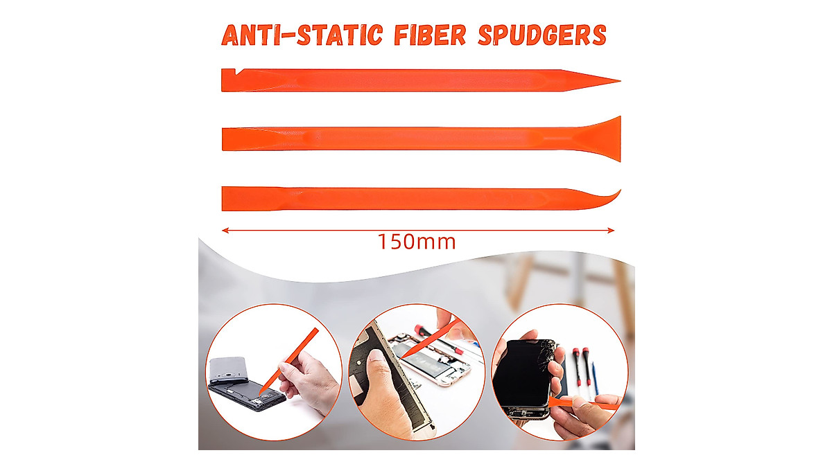 Multi-Purpose Plastic Scraper Set - 18 Non-Scratch Tools for Cleaning