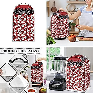 Psesaysky Halloween Ghosts Toaster Covers Dust Covers Fit 2 Slice Toaster Small Appliance Covers to Keep Clean & Safe for Kitchen Anti Fingerprint Blender Cover
