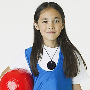 Chew Necklace for Sensory Kids, Silicone Teething Necklace for Baby, Sensory Chewy Teether for Boys and Girls with Autism, Chewing, ADHD, SPD, Autism Chew Toys for Adult Purple…