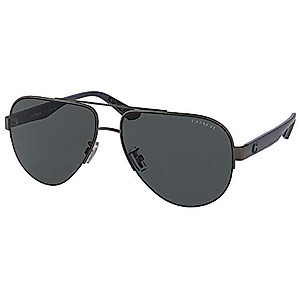 COACH Sunglasses HC 7121 938187 Matte Gunmetal