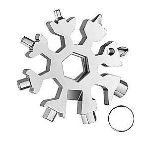 20 In 1 Snowflake Multi-Tool ,Great Christmas stocking stuffer,Unique Gifts for Dad Men Women