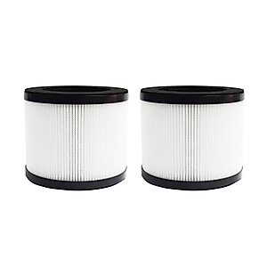 PUREBURG MA-18R Replacement Filter Compatible with Medify MA-18 MA18 Air Purifier,2-Pack H13 True HEPA 4-Stage Filtration Activated carbon 2-in-1 Air Clean Dust VOCs Odor