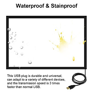 DOEL 55 Inch 10 Points Infrared Touch Frame, USB Interface IR Touch Overlay Frame for Mirror Booth