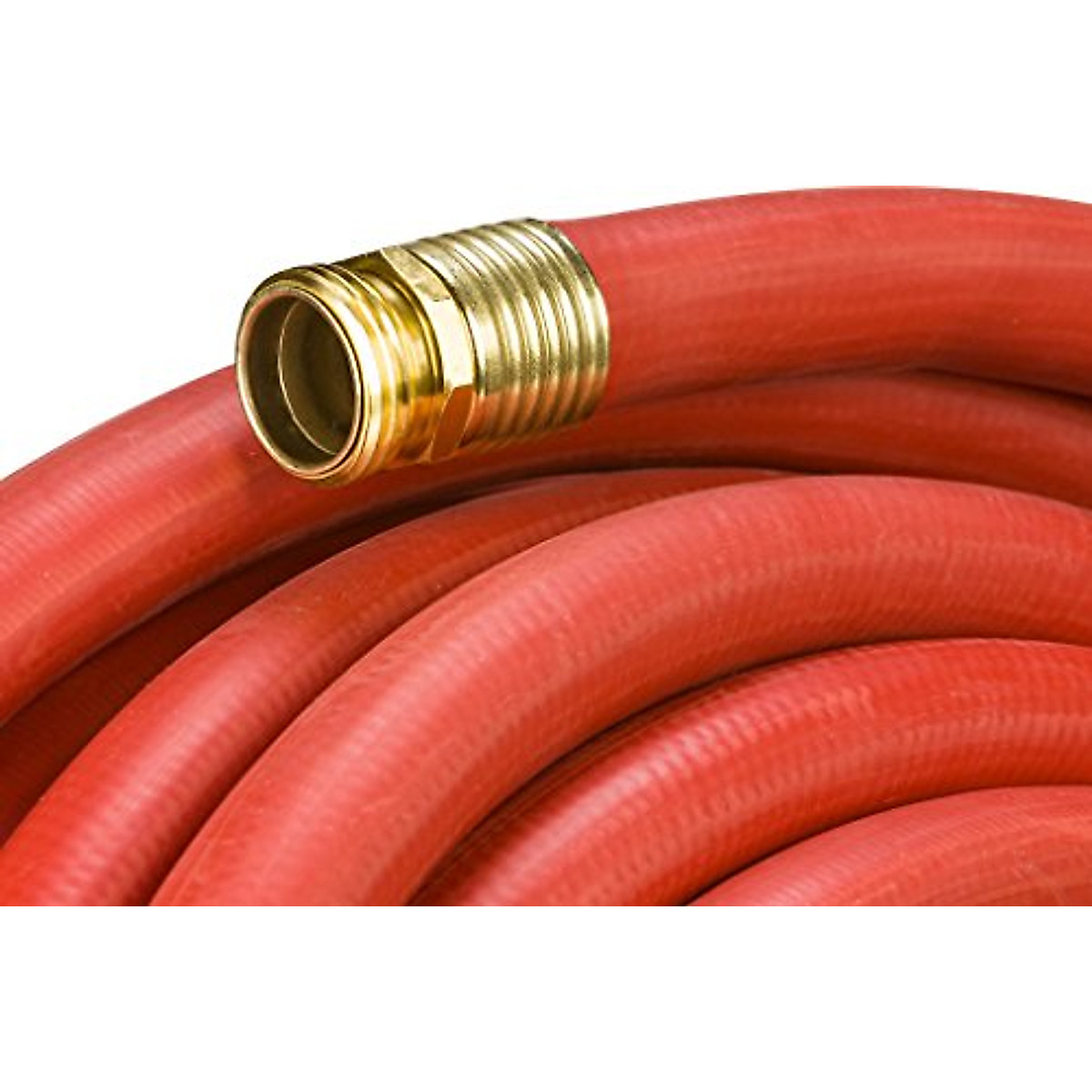 Swan Products CELSGHW58025 Element MAXLite Hot Water Rubber+ Hose with Crush Proof Couplings 25' x 5/8", Red