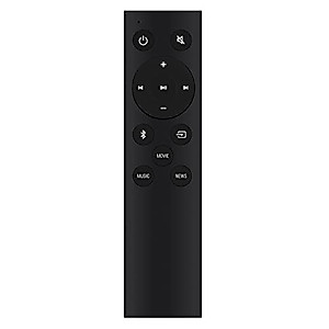 Replacement Remote Control Compatible with TCL Soundbar Alto 3 TS3100 TS3100-NA & Alto 7 TS7010 TS7000 Alto 6 TS6100 TS6100-NA Alto 6+ TS6110 TS6110-NA Home Audio Sound Bar