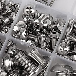Screws Set, 250pcs High Hardness Socket Screw Bolt for Keyboard for DIY for Motherboard for Computer Hard Disk for Memory