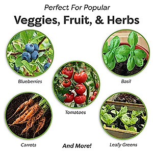 Organic Potting Mix by Perfect Plants for All Plant Types - 8qts for Indoor and Outdoor Use, Great for Veggies, Spices, and Holistic Herbs