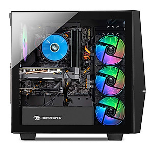 iBUYPOWER Gaming PC Computer Desktop 1000iV2 (Intel i7-10700F 2.9GHz, NVIDIA GeForce RTX 2060 6GB, 16GB DDR4 RAM, 480GB SSD, 2TB HDD, WiFi Ready, Windows 10 Home)