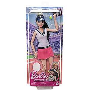 ​Barbie Doll & Accessories, Career Tennis Player Doll with Racket and Ball 22 Inch