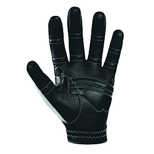 New Improved 2X Long Lasting Bionic RelaxGrip Golf Glove with Patented Double-Row Finger Grip System (Men's Medium, Worn on Left Hand)