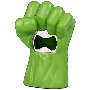 Marvel Avengers Hulk Fist Bottle Opener - Open Your Beverage Like A Super Hero - Great Bar Gift for Men, Dad, Father - 6 Inches