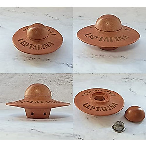 LEPTALINA Cocktail Smoker Kit with Torch and Whiskey Stones - Old Fashioned Cocktail Smoker Set with 6 Wooden Chips for Men, Boyfriend, Husband, Dad, Him (No Butane)