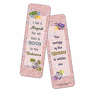 Positive Manifestation Bookmarks (5-Sets X 6 Cards)