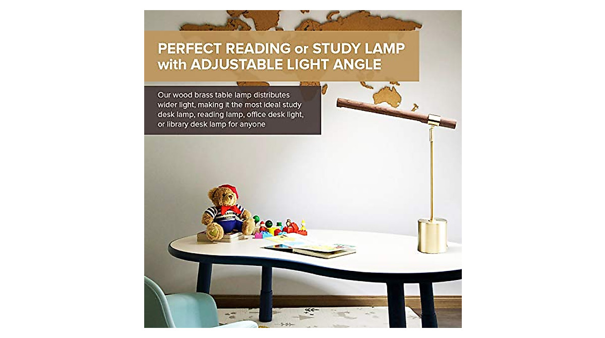 Modern Banker Slim Table Lamp - Stylish LED Desk Light | 12Vmonster