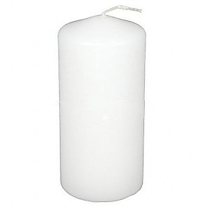 2 inch Bulk Pack for Events Unscented Round Pillar Candles Qty 36 (2 x 4.5, White)