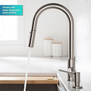 Kraus KPF-3104SFS Oletto Contemporary Pull-Down Single Handle Kitchen Faucet, 16.25 inch, Spot Free Stainless Steel