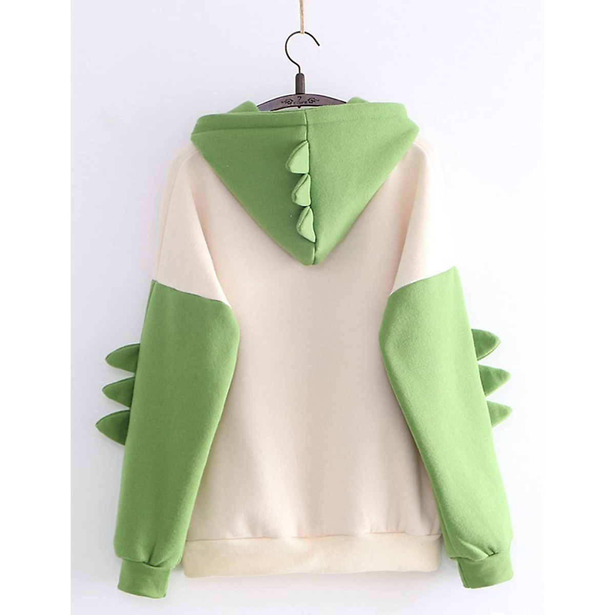 YUUOKPO Dinosaur Hoodie Kawaii Pullover Cute Hooded Sweatshirt For Teengirls Womens Green XX-Large