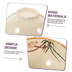 Yardwe 6pcs Rice Bowl Soup Commercial Color Hot Pot Small Bowl Dip Bowl Dessert Square Bowl Fast Food Rice Bowl 6pcs Plastic Salad Bowls Plastic Trifle Bowl Plastic Food Cereal Bowls