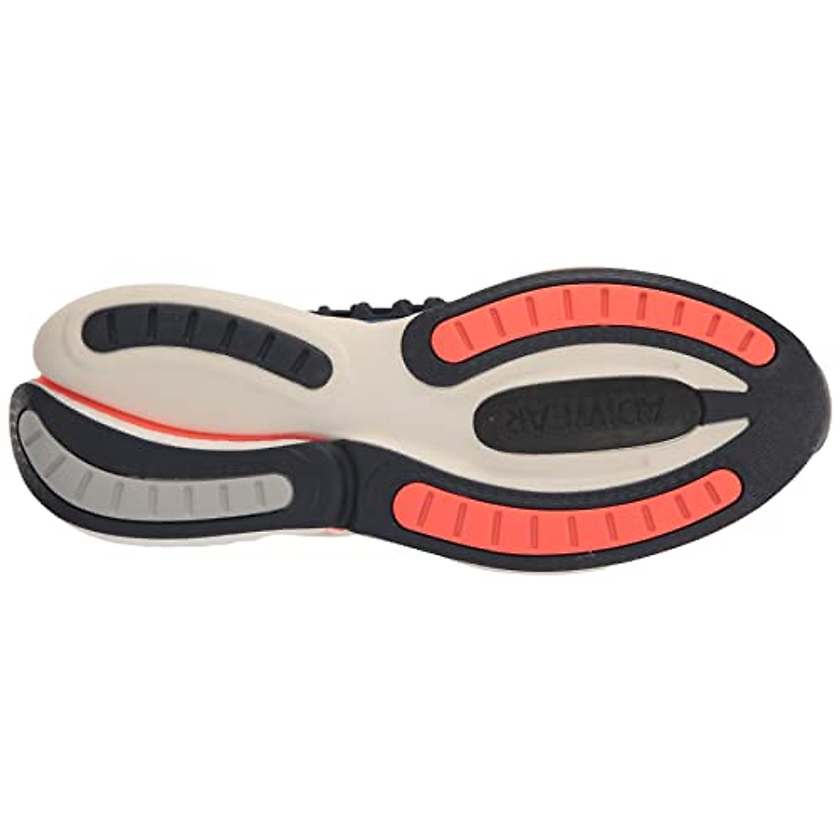 adidas Men's Alphaboost V1 Running Shoe, Victory Blue/Solar Red/Grey, 10.5