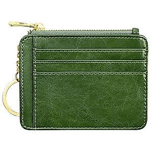 Padike Credit Card Holder Wallet Credit Card Holder for Women Slim Wallet for Women Card Wallets for Women (Green)